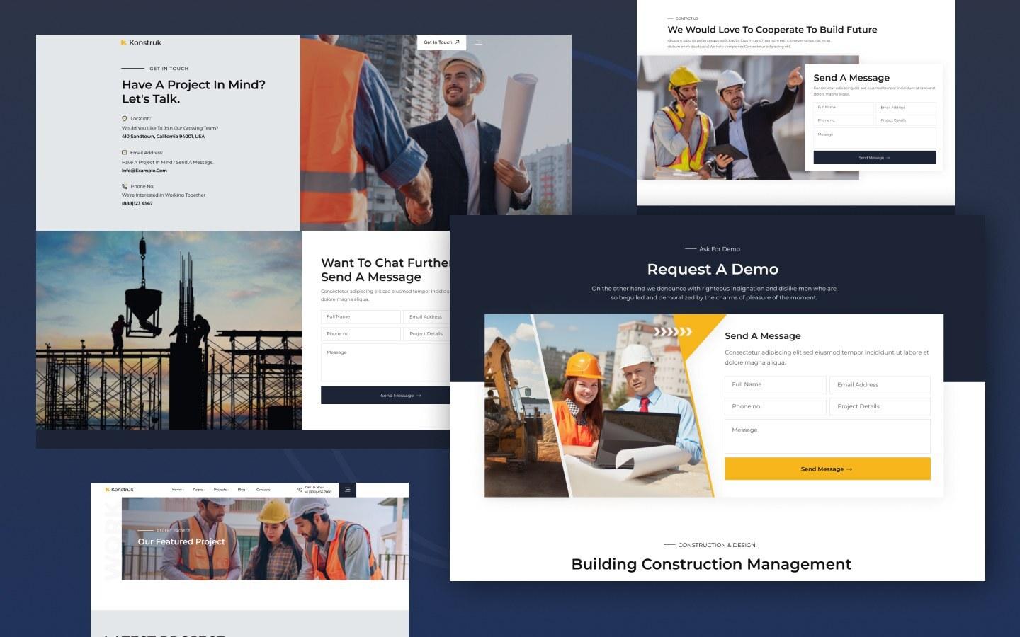 Konstruk - Construction HTML5 Responsive Website Template
