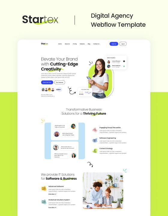 Startex - Startup HTML5 Responsive Website Template