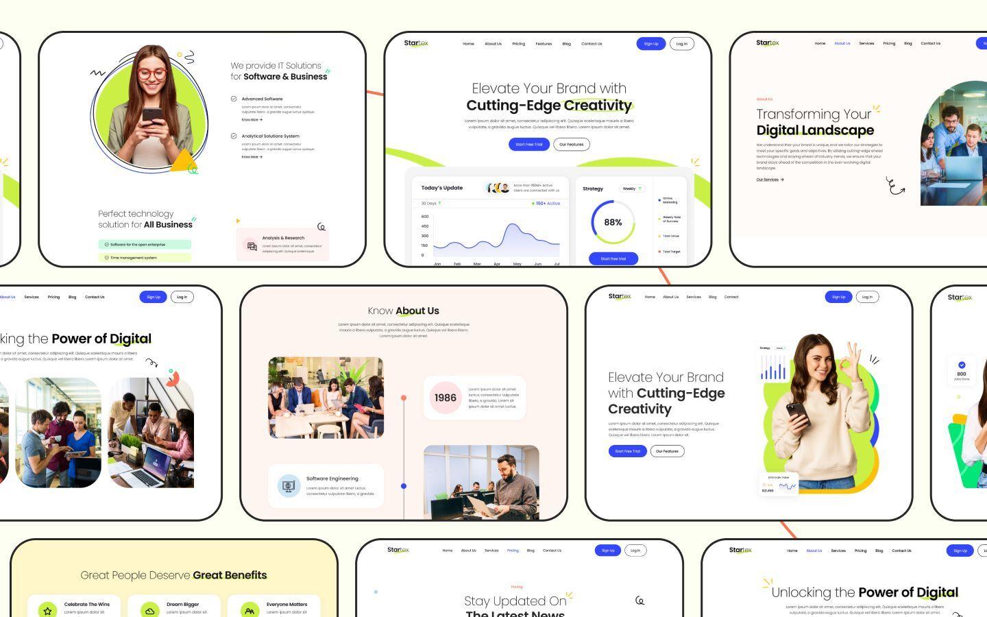 Startex - Startup HTML5 Responsive Website Template