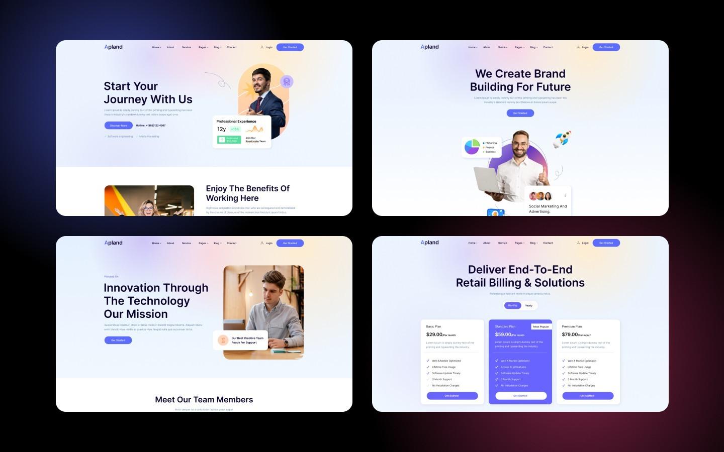Apland - App HTML5 Responsive Website Template