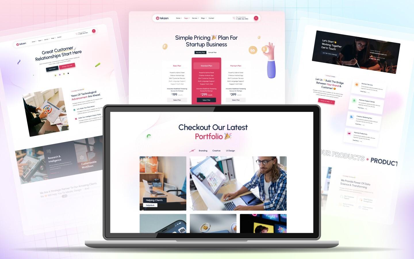 Tekzen - Software HTML5 Responsive Website Template