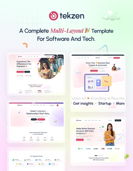 Tekzen - Software HTML5 Responsive Website Template