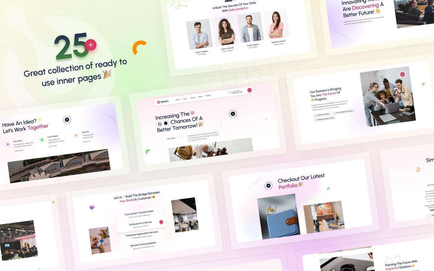 Tekzen - Software HTML5 Responsive Website Template