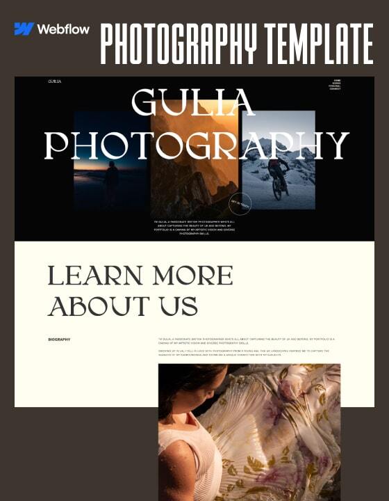 Guilia - Photography HTML5 Responsive Website Template