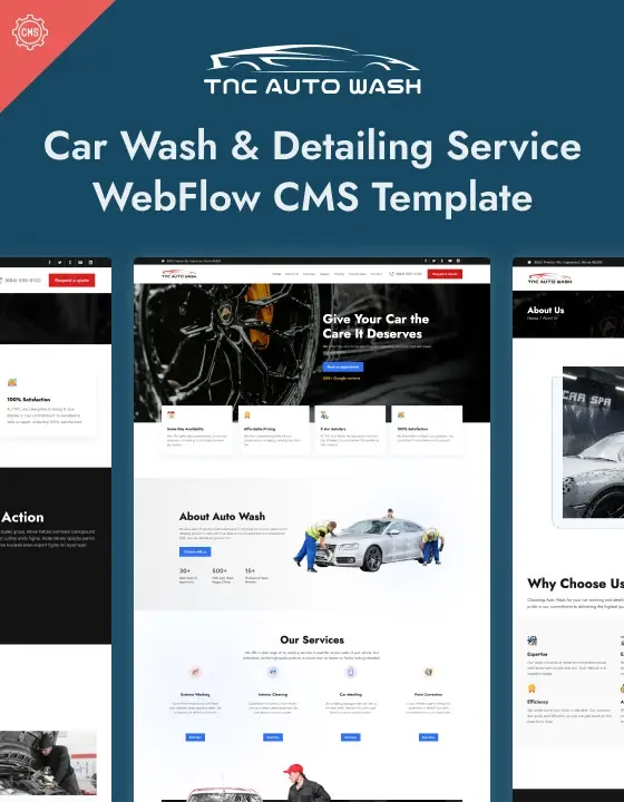 TNC Auto Wash CMS - Cars HTML5 Responsive Website Template