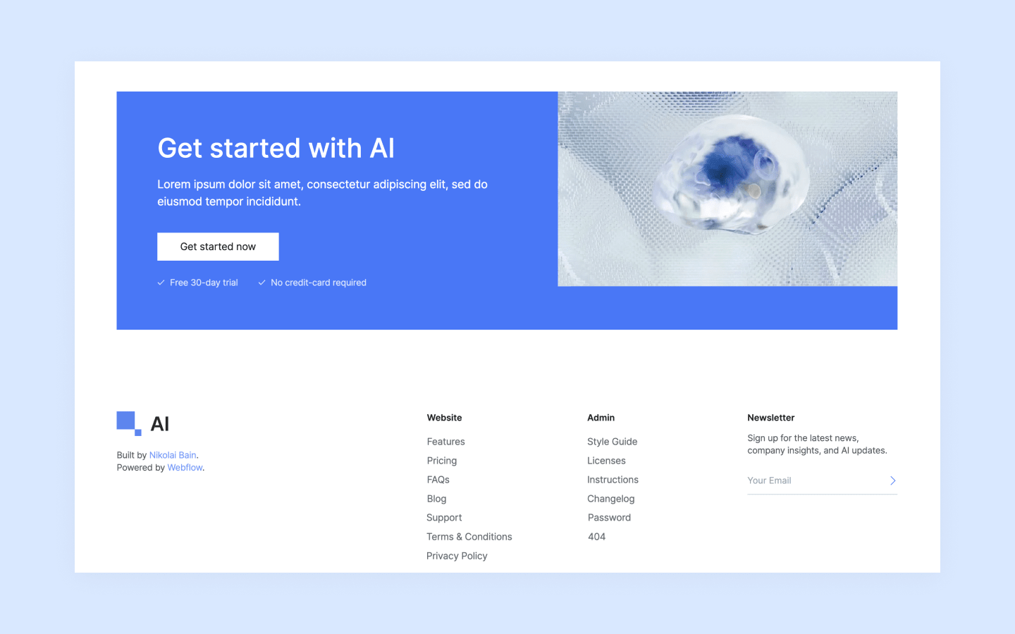 AI Bot - App HTML5 Responsive Website Template