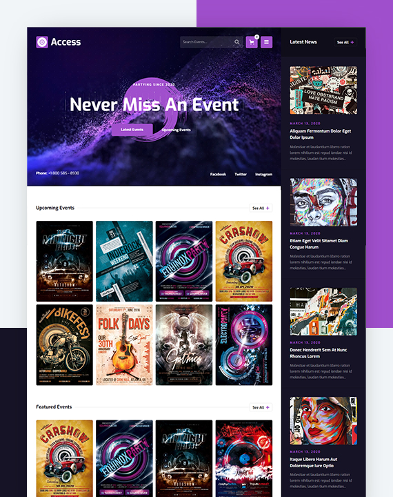 Access - Event HTML5 Responsive Website Template