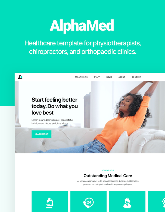 Alphamed - Health HTML5 Responsive Website Template