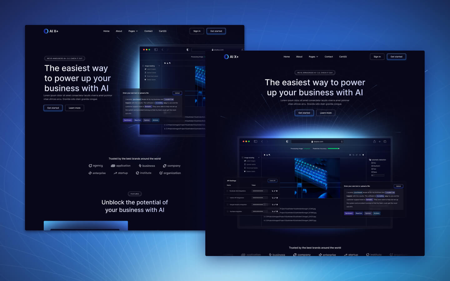 AI X+ - Technology HTML5 Responsive Website Template