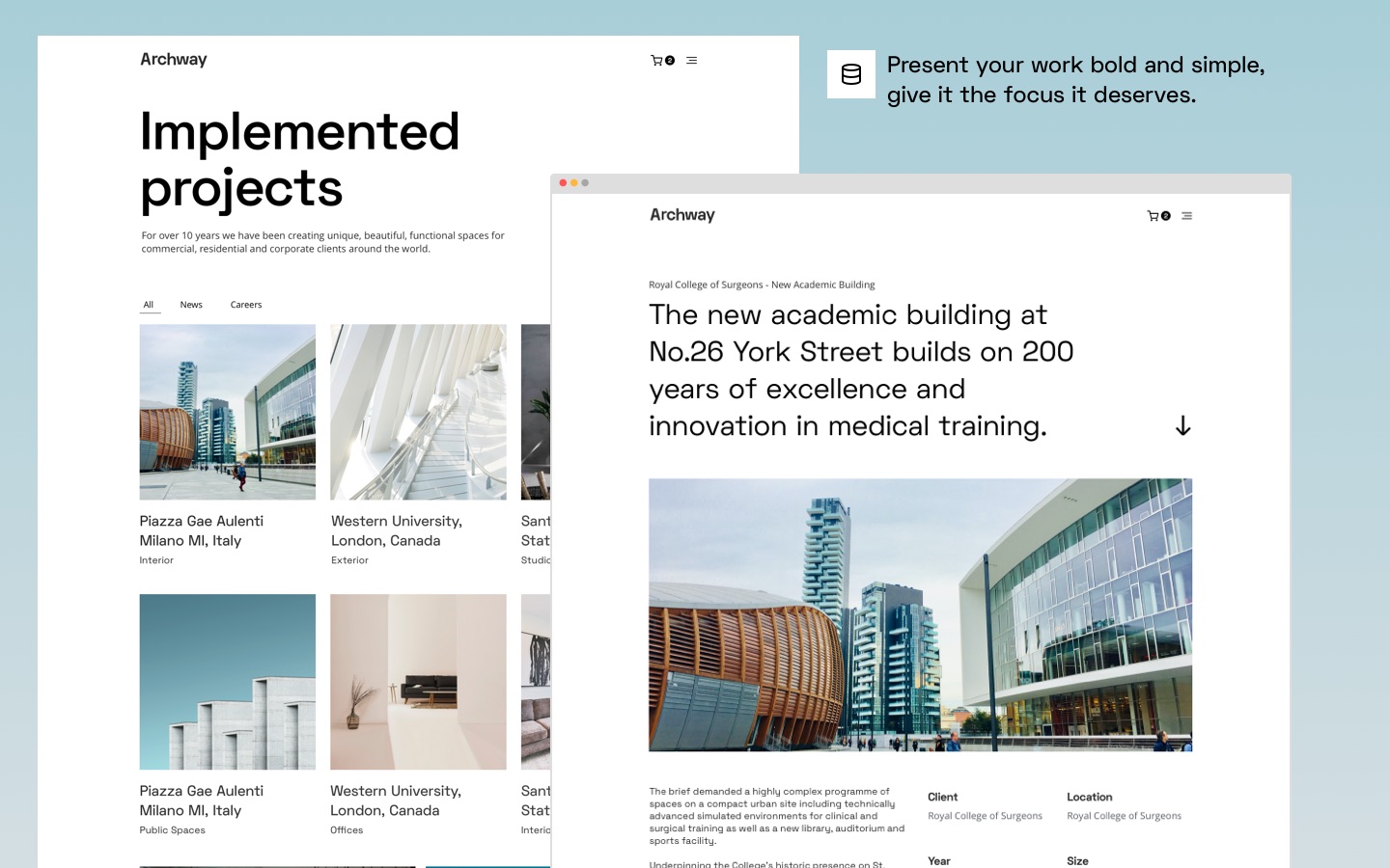 Archway - Architecture HTML5 Responsive Website Template