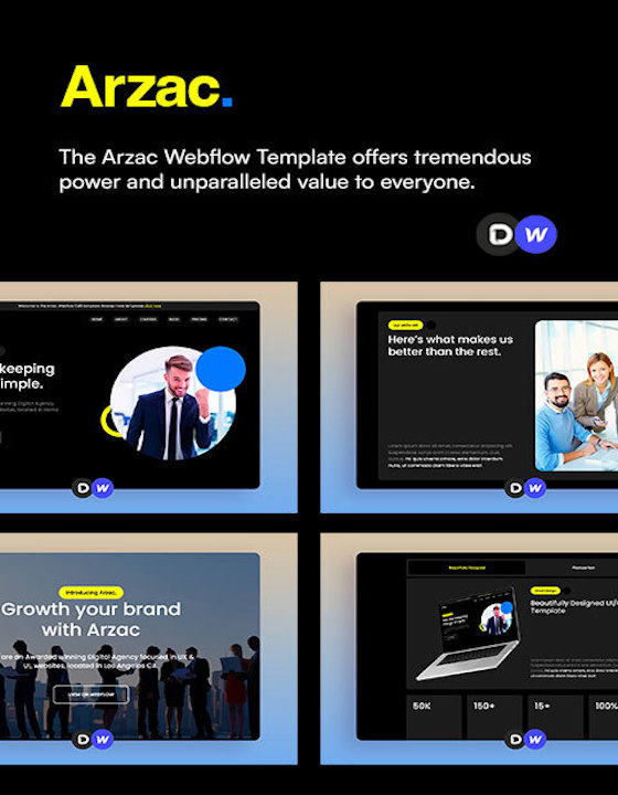 Arzac. - Portfolio HTML5 Responsive Website Template
