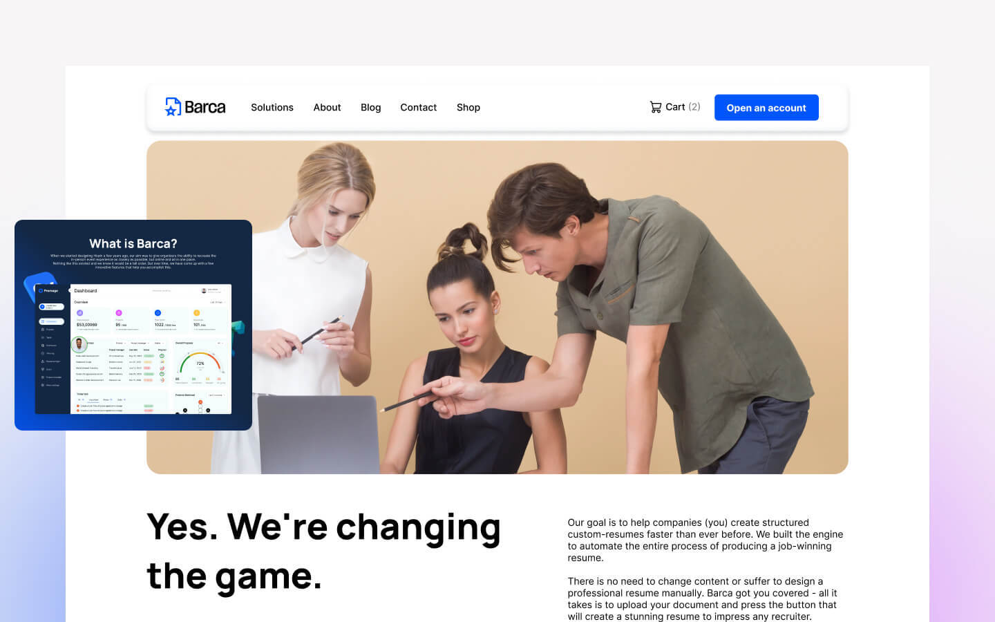 Barcelona - SaaS HTML5 Responsive Website Template