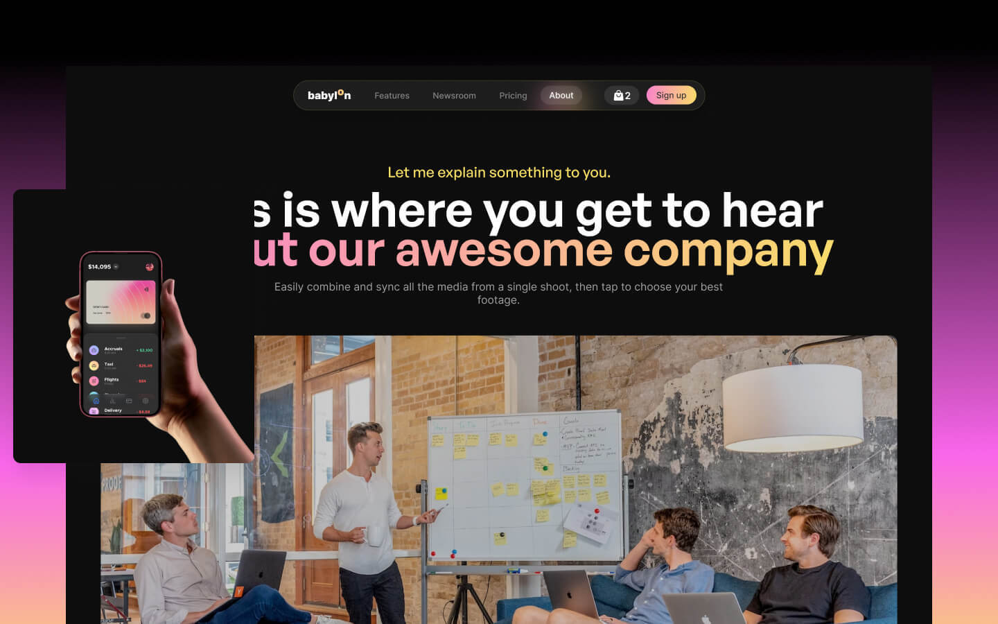 Babylon - SaaS HTML5 Responsive Website Template