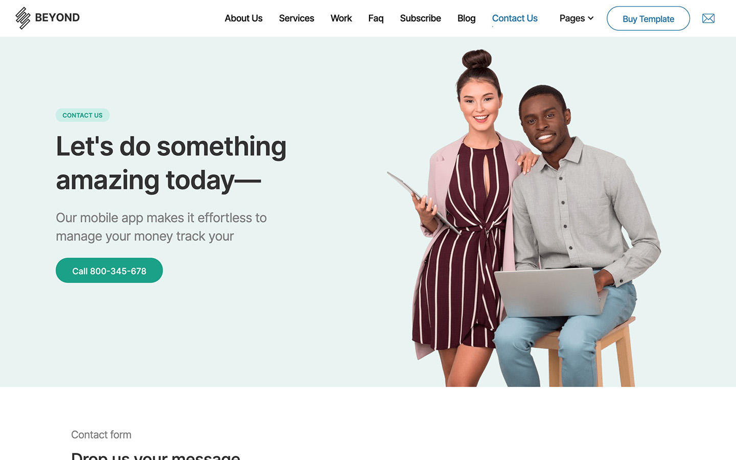 Beyond - Consulting HTML5 Responsive Website Template