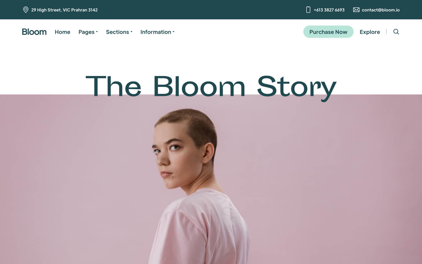Bloom - Health HTML5 Responsive Website Template