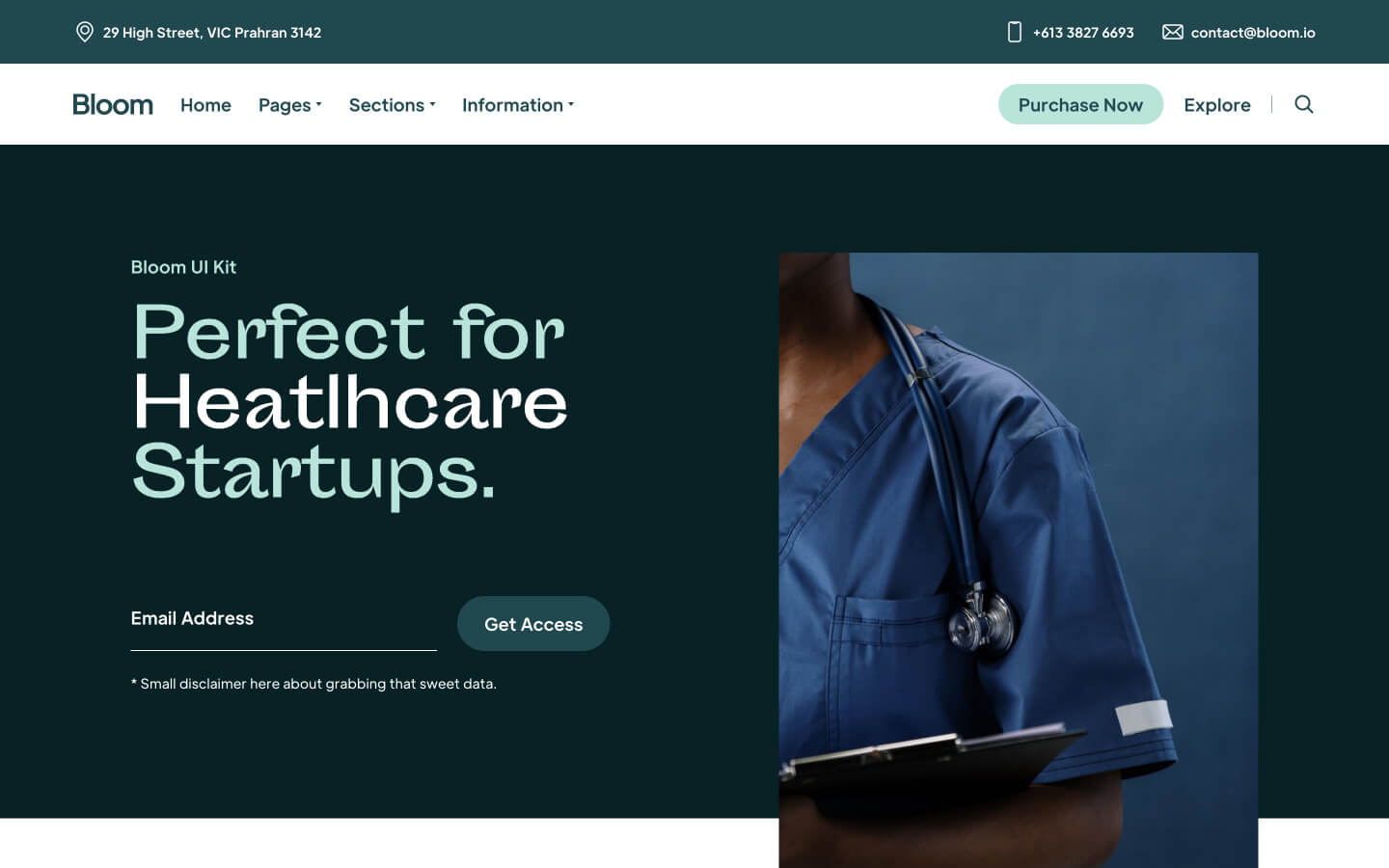 Bloom - Health HTML5 Responsive Website Template