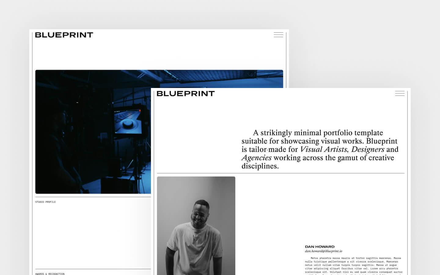 Blueprint - Portfolio HTML5 Responsive Website Template