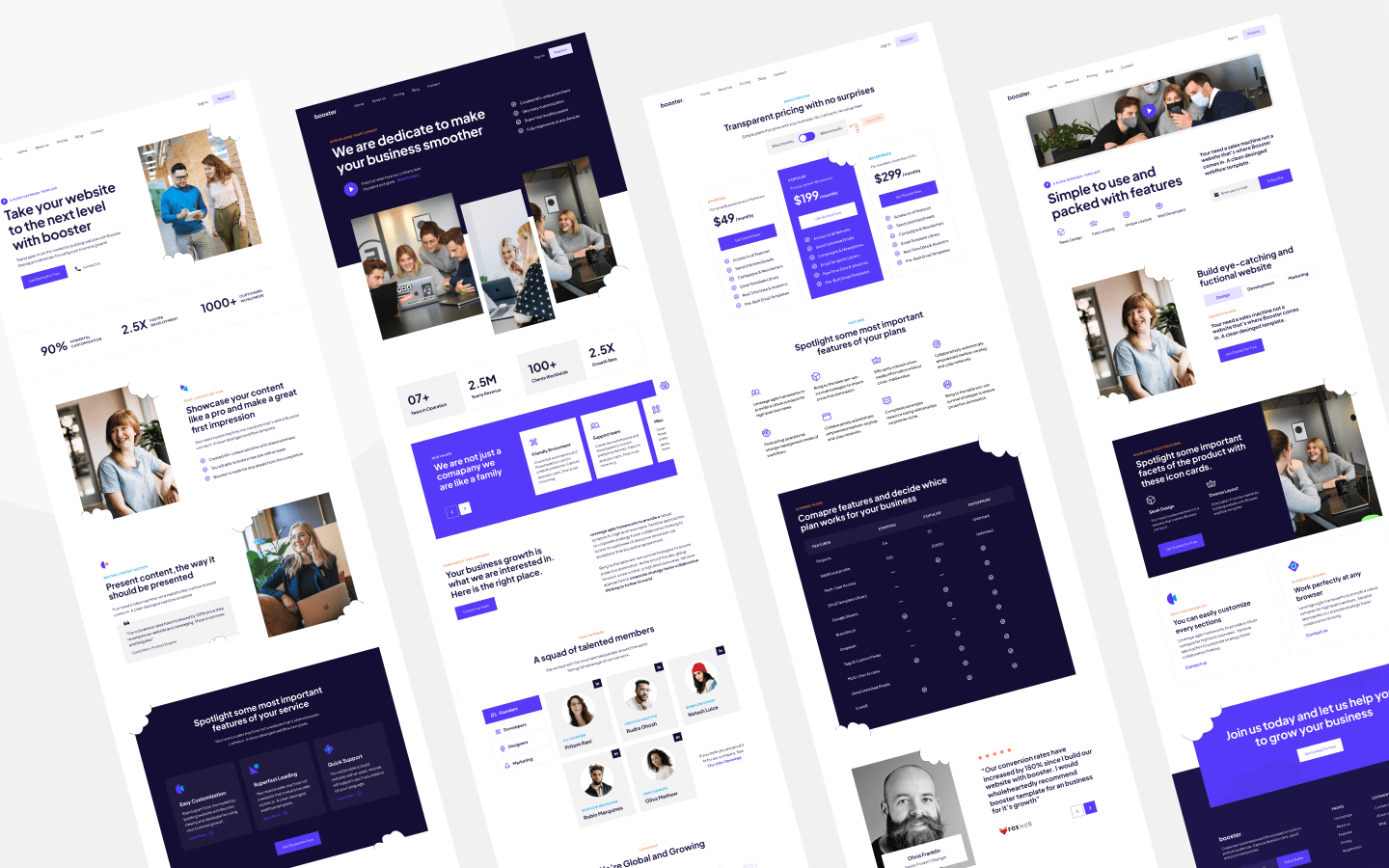 Booster - Business HTML5 Responsive Website Template