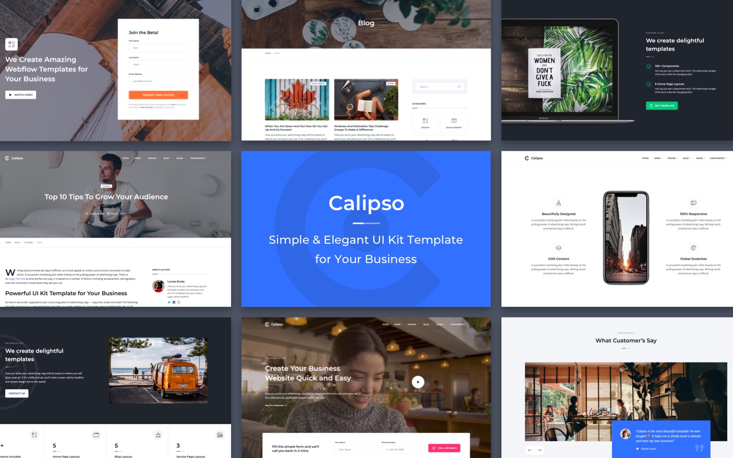 Calipso - Startup HTML5 Responsive Website Template