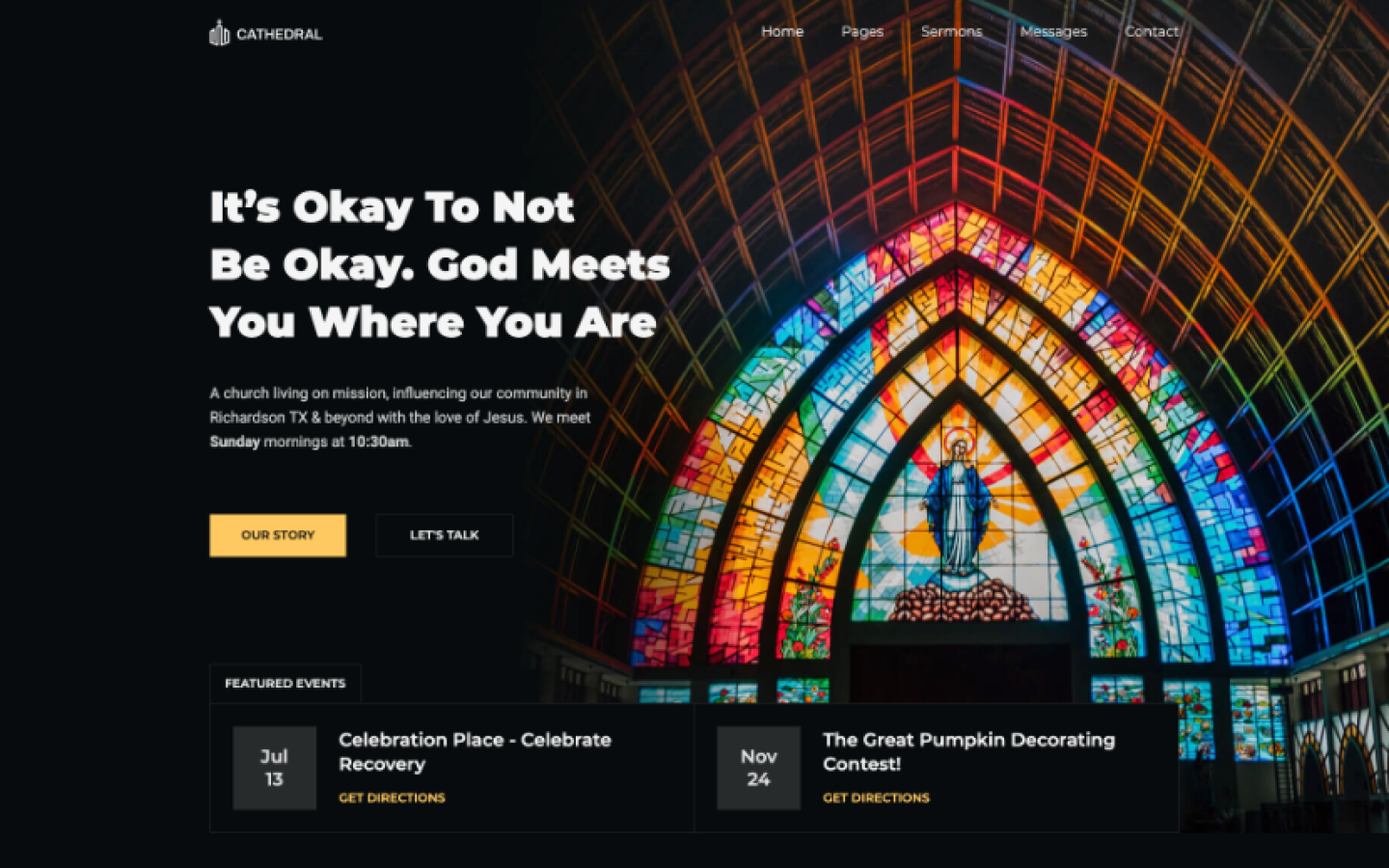 Cathedral - Church HTML5 Responsive Website Template