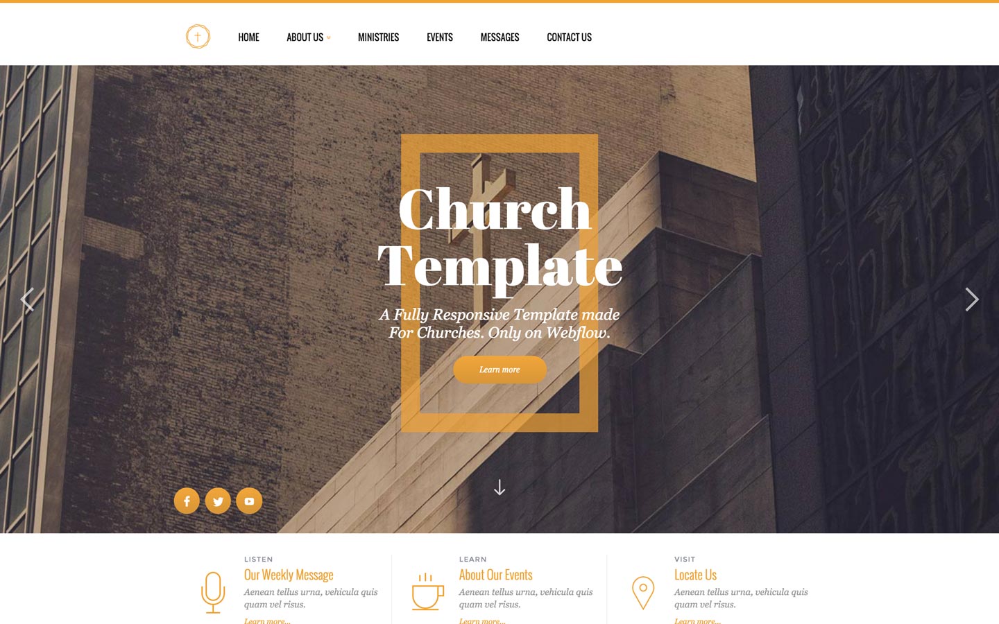 Church - Religion HTML5 Responsive Website Template