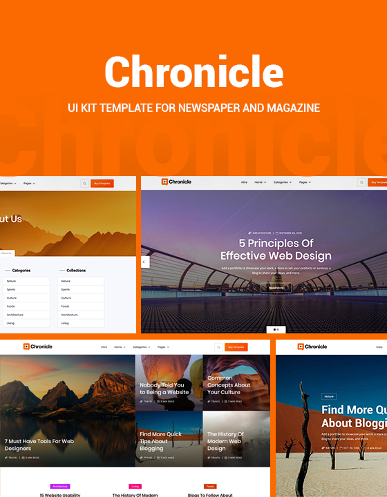 Chronicle - Magazine HTML5 Responsive Website Template