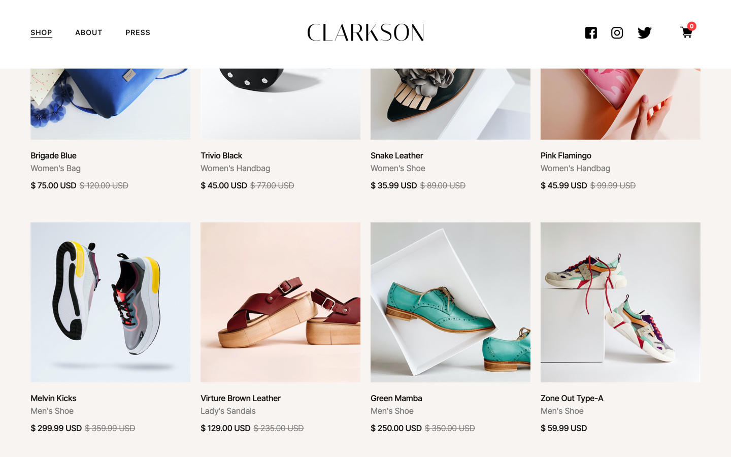 Clarkson - Fashion HTML5 Responsive Website Template