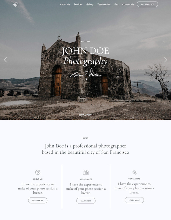 Capture - Photography HTML5 Responsive Website Template