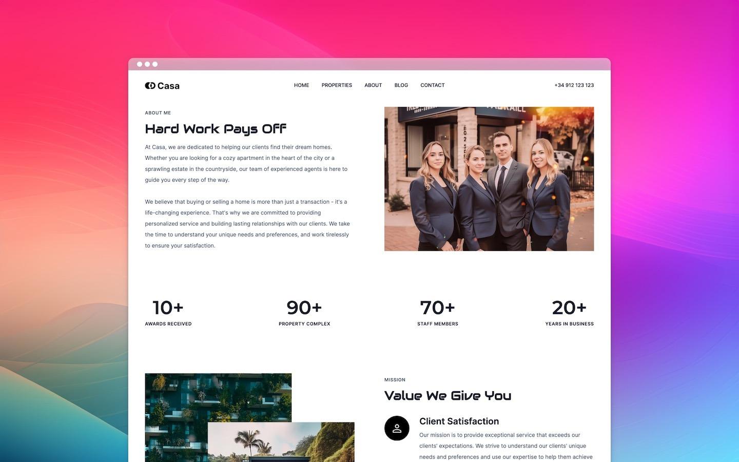 Casa - Real Estate HTML5 Responsive Website Template