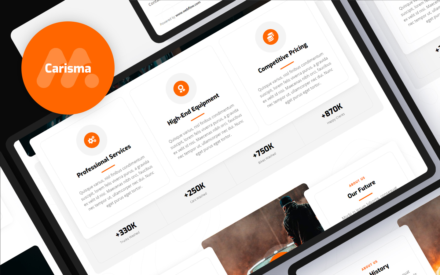 Carisma - Small Business HTML5 Responsive Website Template