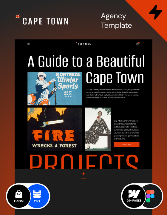 Cape Town - Agency HTML5 Responsive Website Template