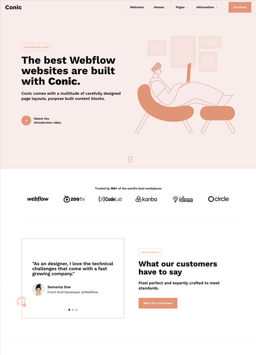 Conic - Startup HTML5 Responsive Website Template