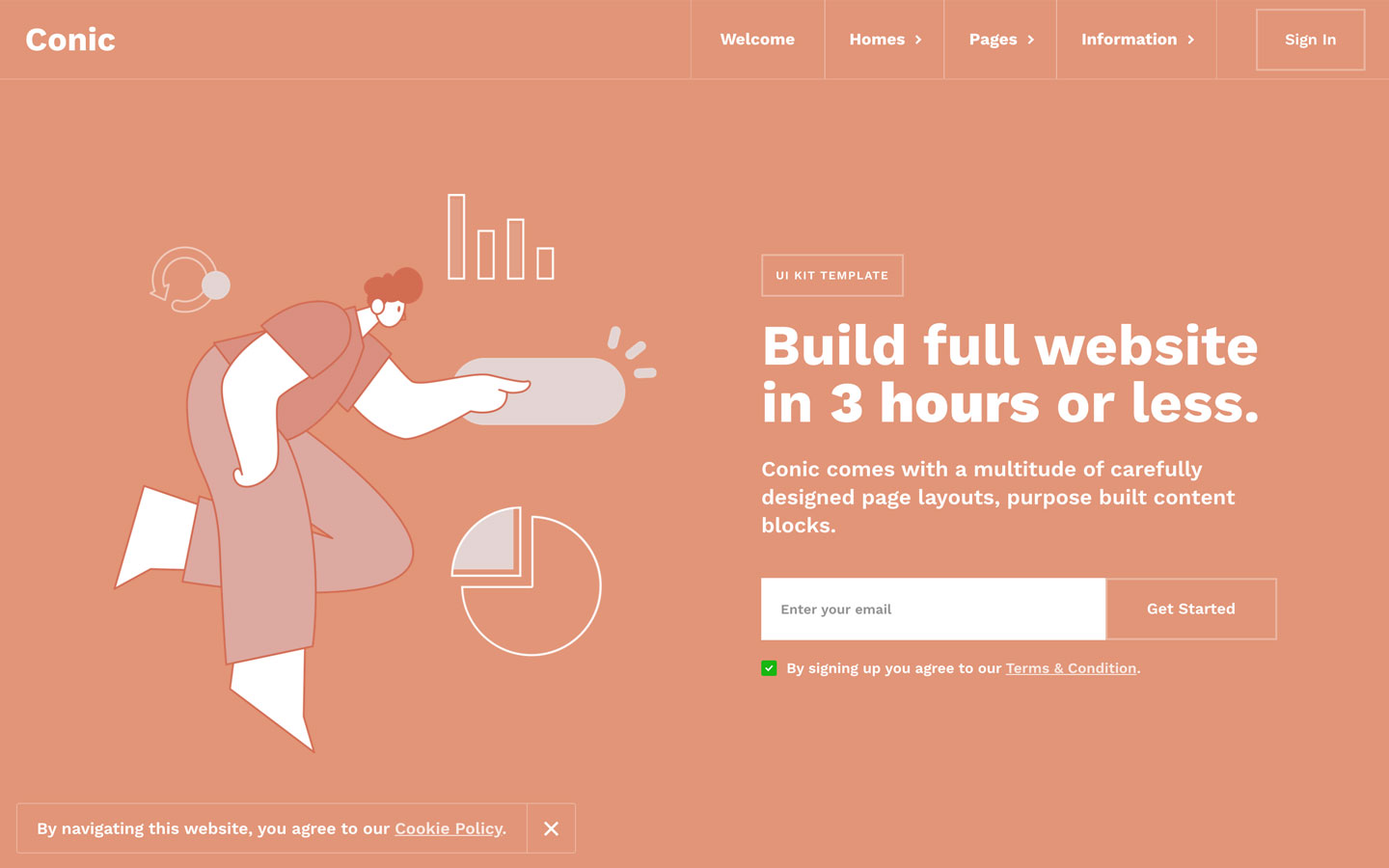 Conic - Startup HTML5 Responsive Website Template
