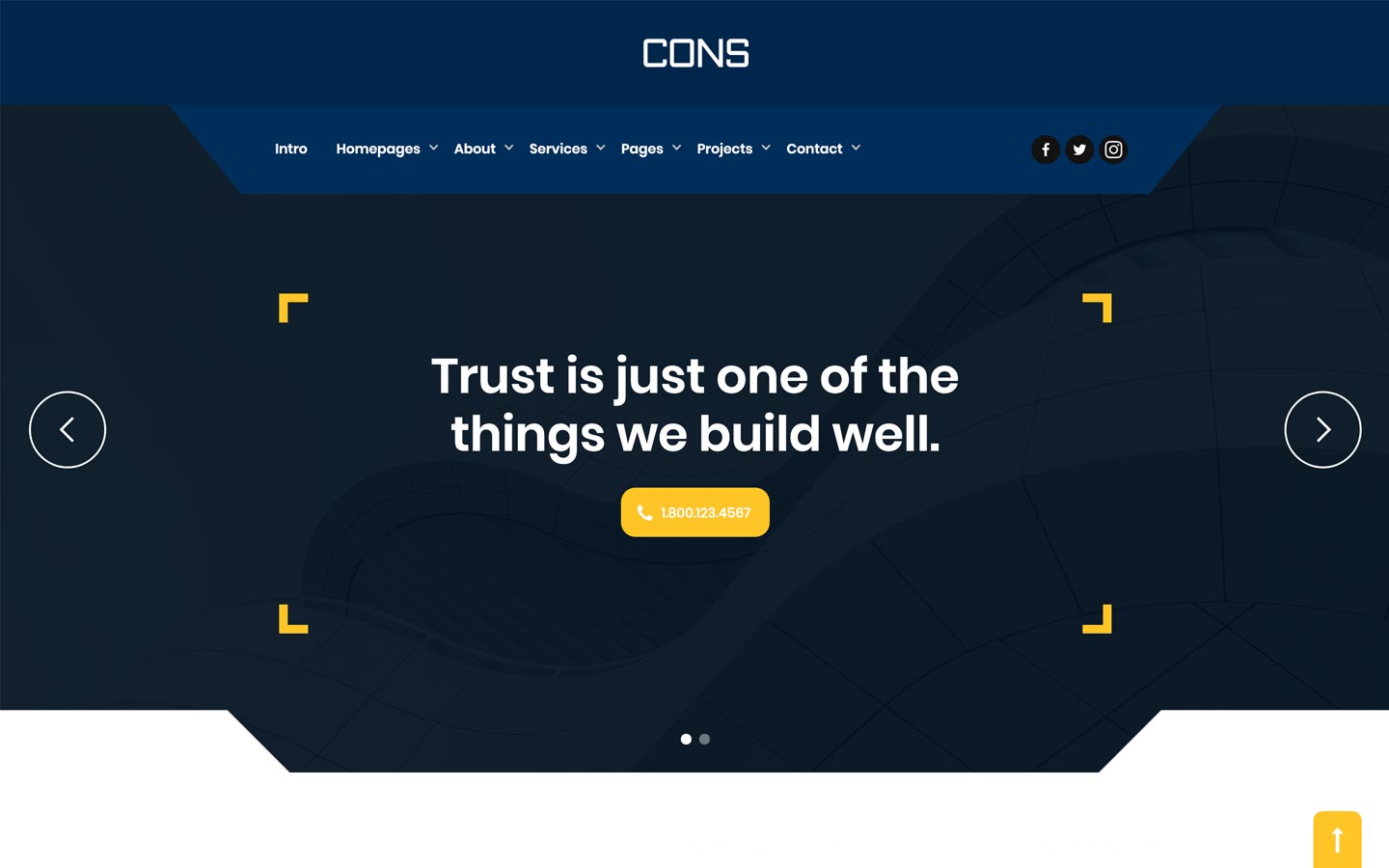 Cons - Construction HTML5 Responsive Website Template