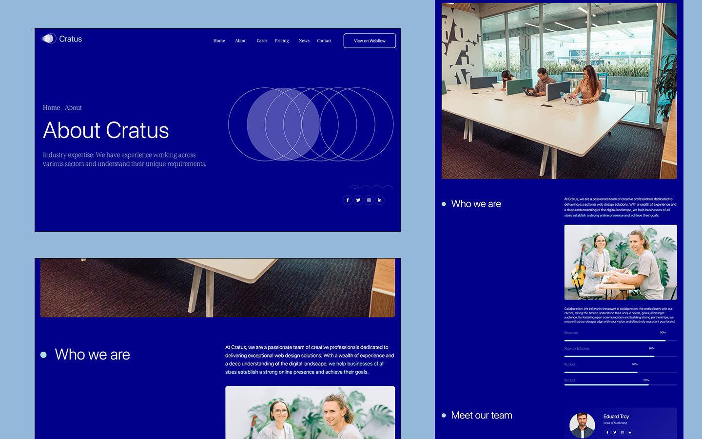 Cratus - Creative HTML5 Responsive Website Template