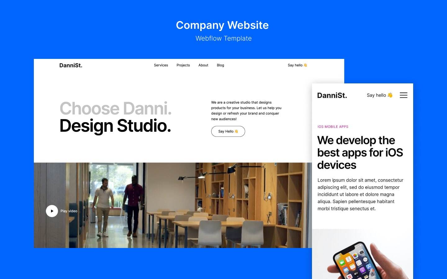 Danni - SaaS HTML5 Responsive Website Template