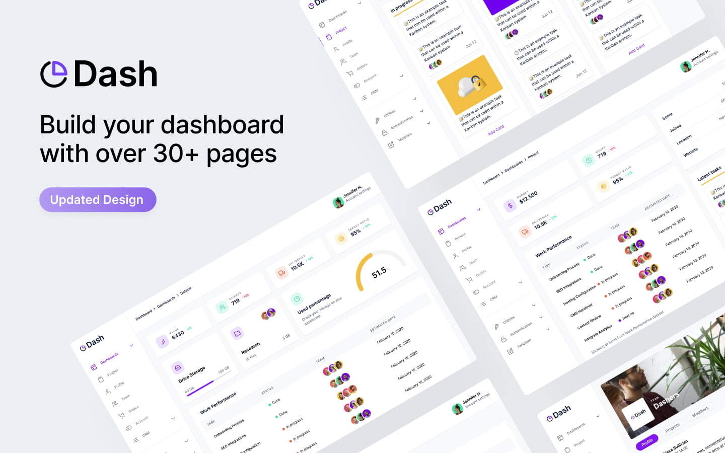 Dash - Dashboard HTML5 Responsive Website Template