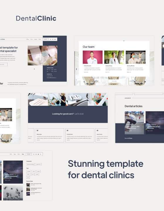 DentalClinic - Dentist HTML5 Responsive Website Template