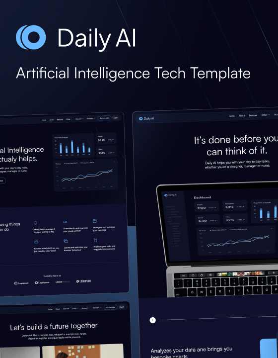 Daily AI - Technology HTML5 Responsive Website Template