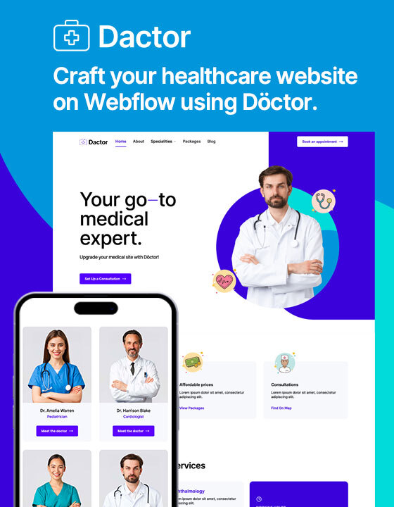 Dactör - Doctor HTML5 Responsive Website Template