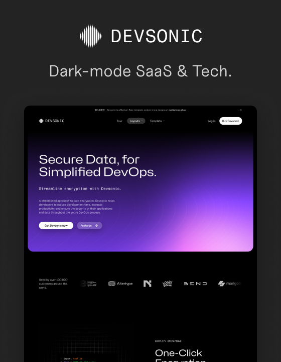 Devsonic - SaaS HTML5 Responsive Website Template