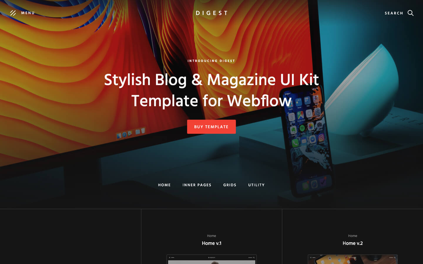 Digest - Blog HTML5 Responsive Website Template