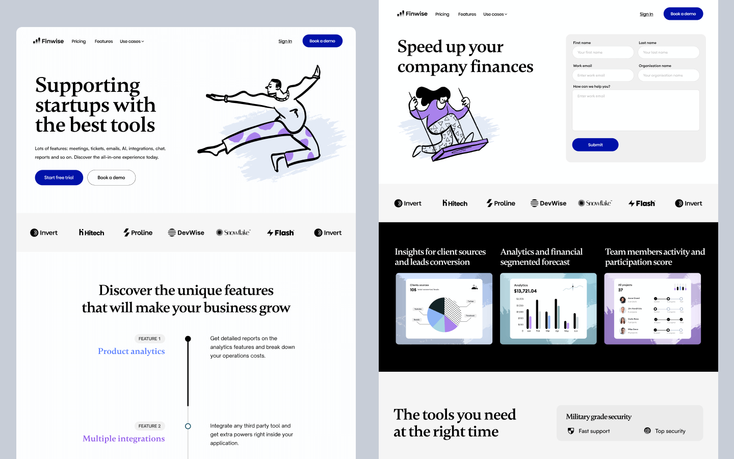 FinWise - Software HTML5 Responsive Website Template