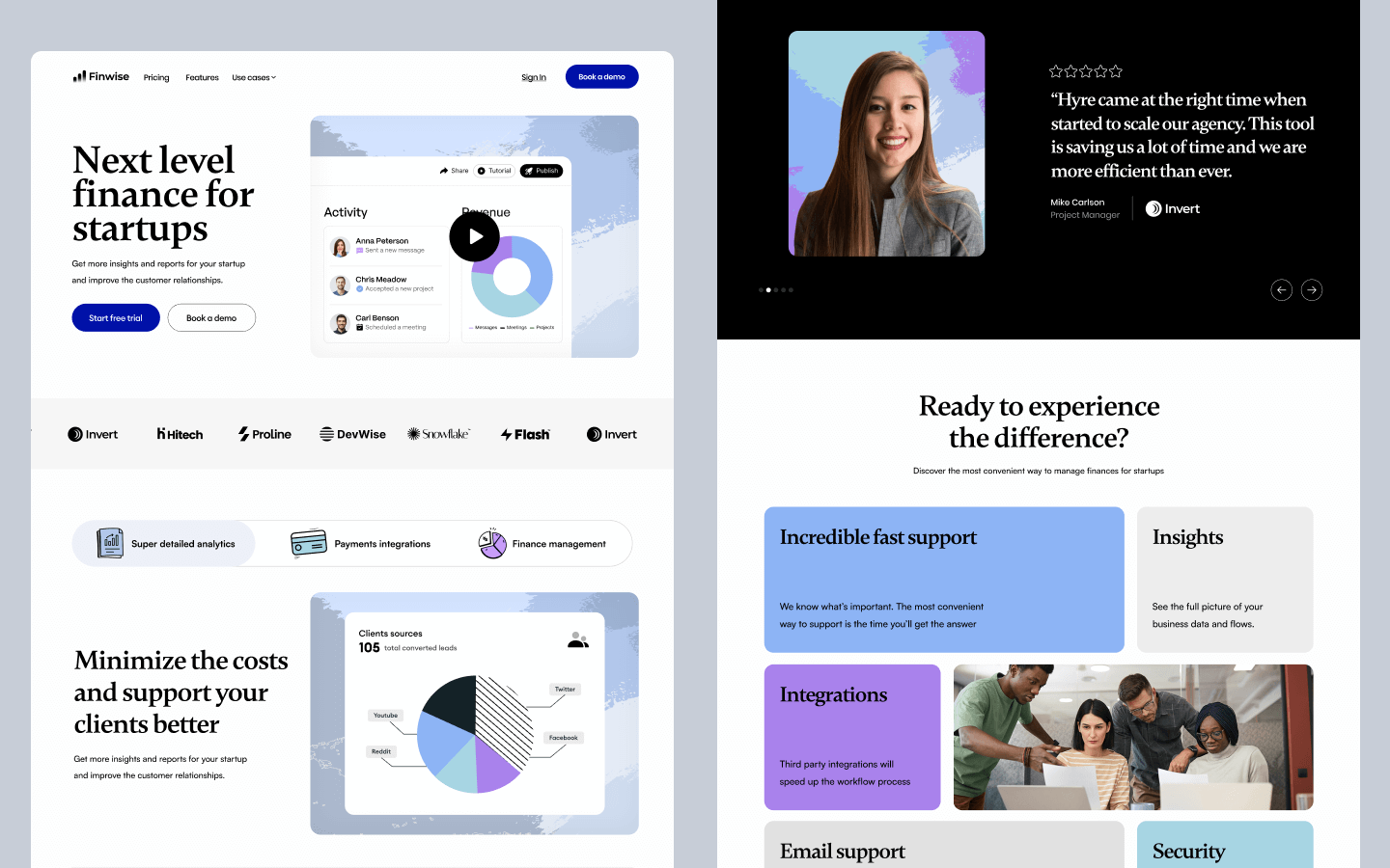 FinWise - Software HTML5 Responsive Website Template
