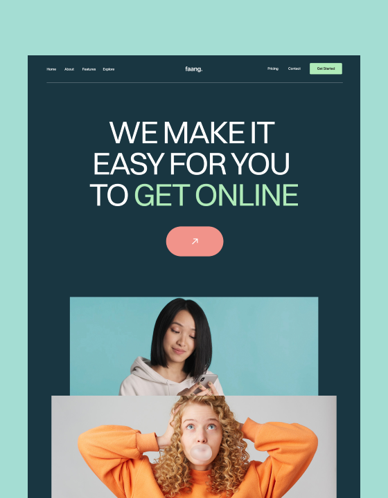 Faang - Agency HTML5 Responsive Website Template