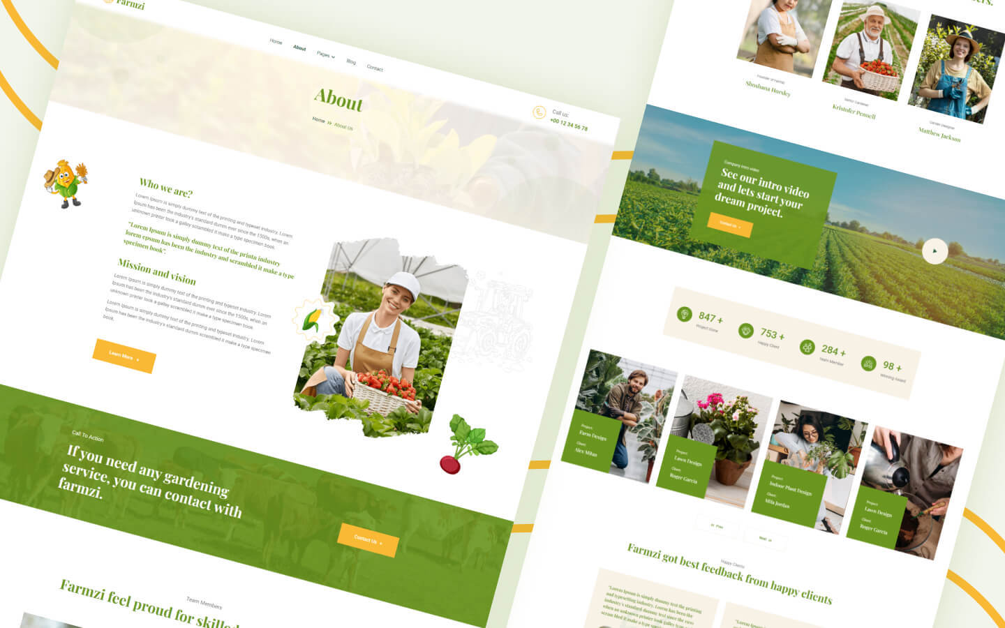 Farmzi - Agriculture HTML5 Responsive Website Template