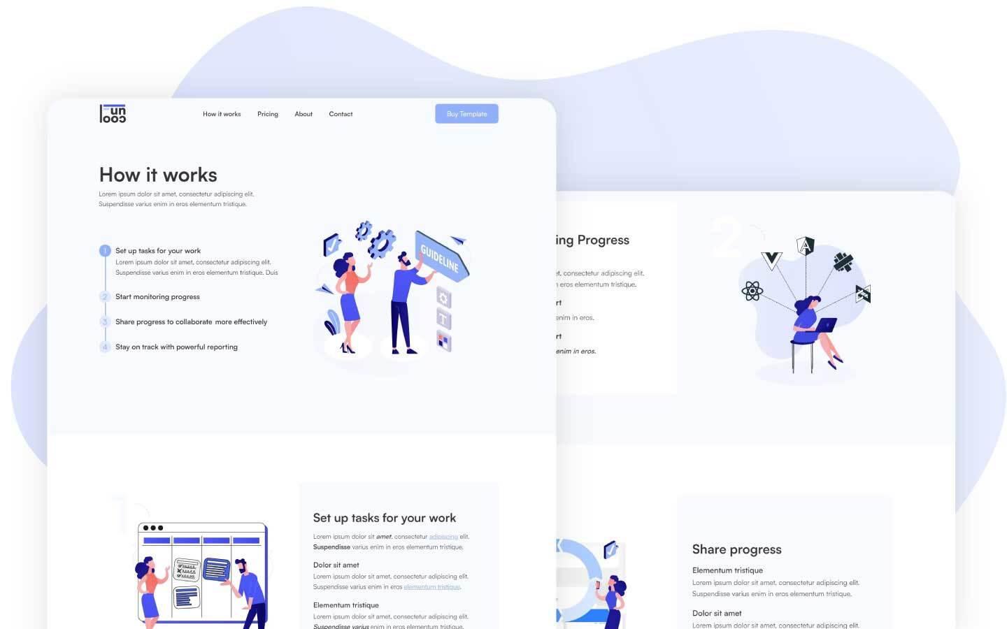 Fun cool - SaaS HTML5 Responsive Website Template