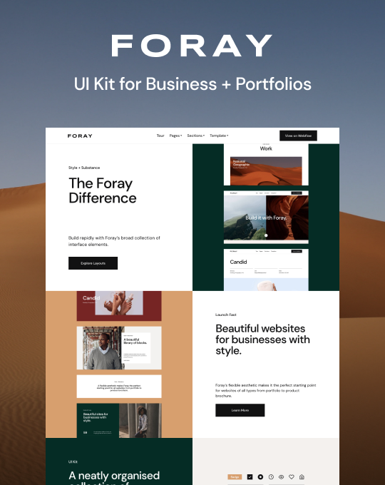 Foray - Creative HTML5 Responsive Website Template