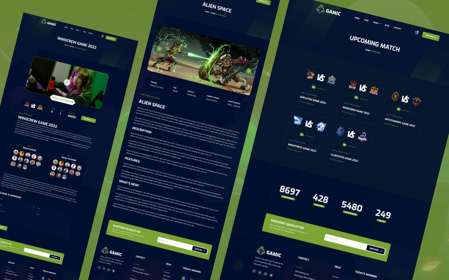 Gamic - Game HTML5 Responsive Website Template