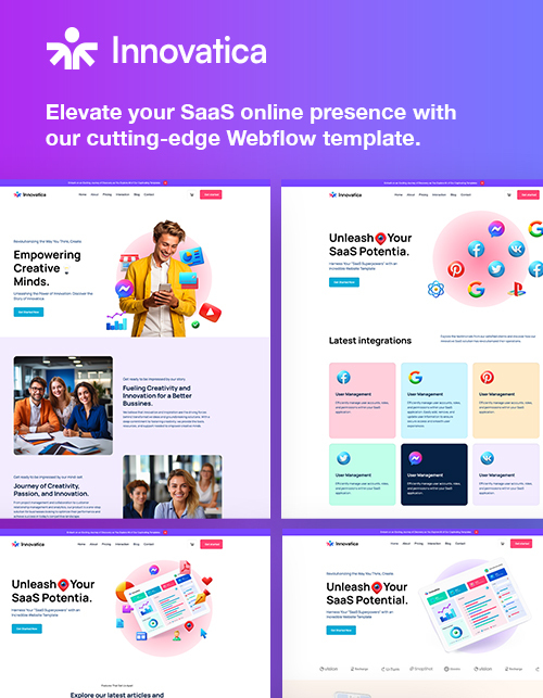 Innovatica - SaaS HTML5 Responsive Website Template